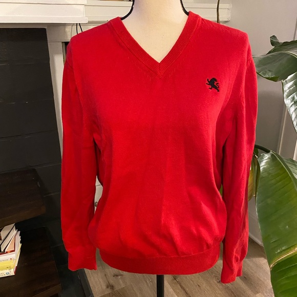 Express | Sweaters | Mens Express Red Sweater | Poshmark